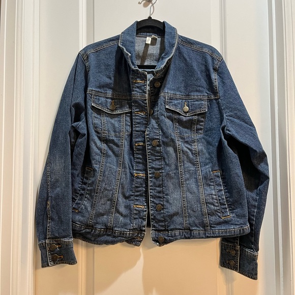 St. John's Bay | Jackets & Coats | St Johns Bay Blue Denim Jacket Sz X ...